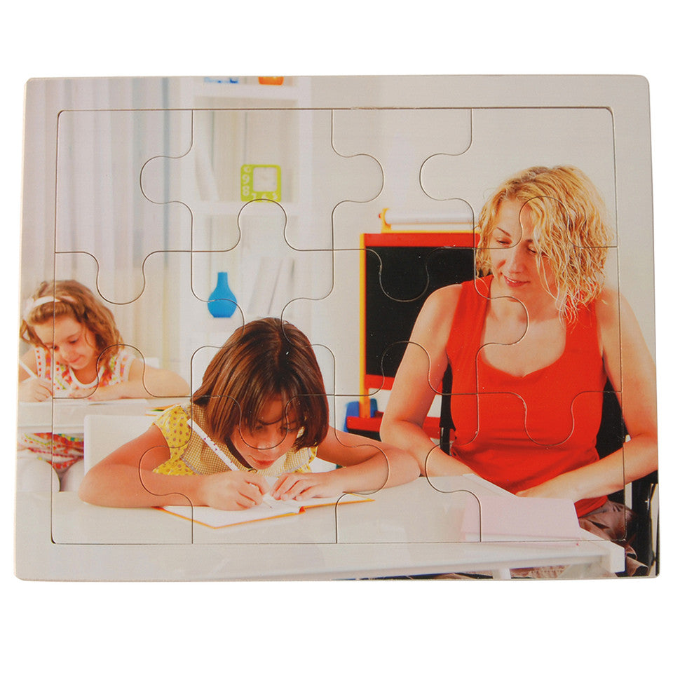 Teacher Wooden Jigsaw Puzzle - 12 Piece | Different Roads