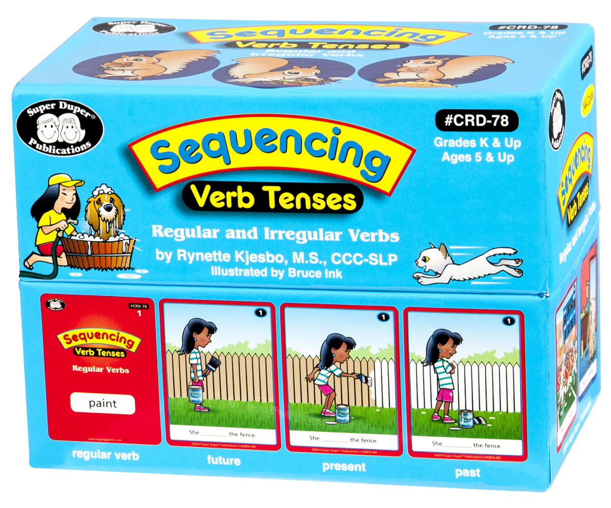 Sequencing Verb Tenses: Regular and Irregular Verbs Cards
