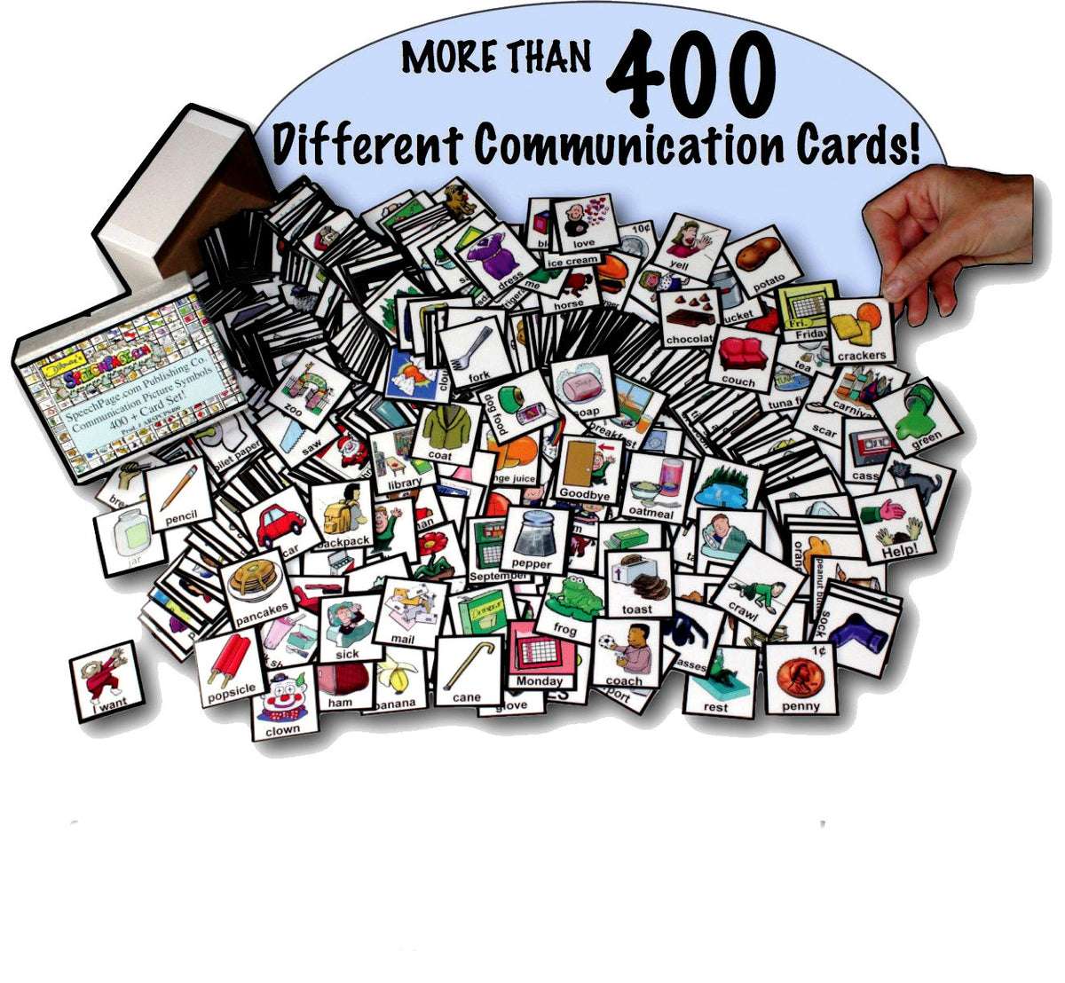 Communication Picture Symbol Cards | PEC Cards for Autism