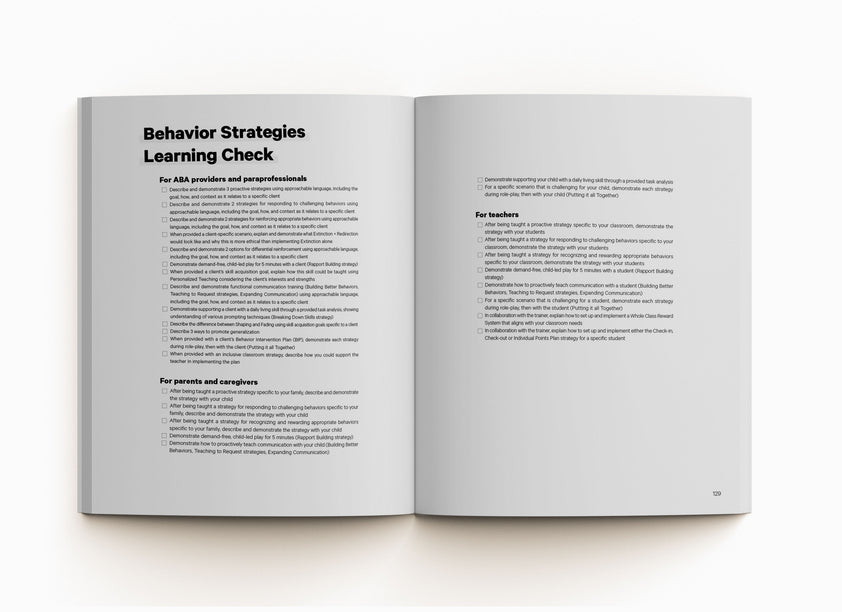 ABA Visualized Workbook 2nd Edition | Behavioral Therapy Book