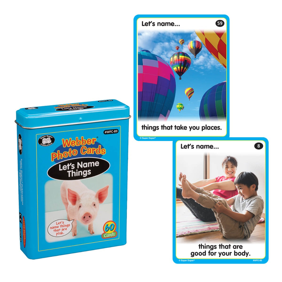Webber® Let's Name Things Flashcards for Vocabulary Building