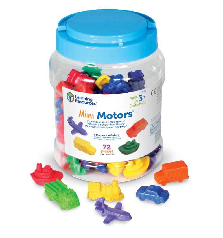 Learning Resources Mini Motors | Vehicle Counters – Different Roads