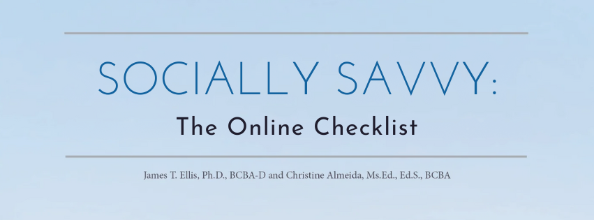 Socially Savvy Checklist: Social Skills Online Assessment Tool