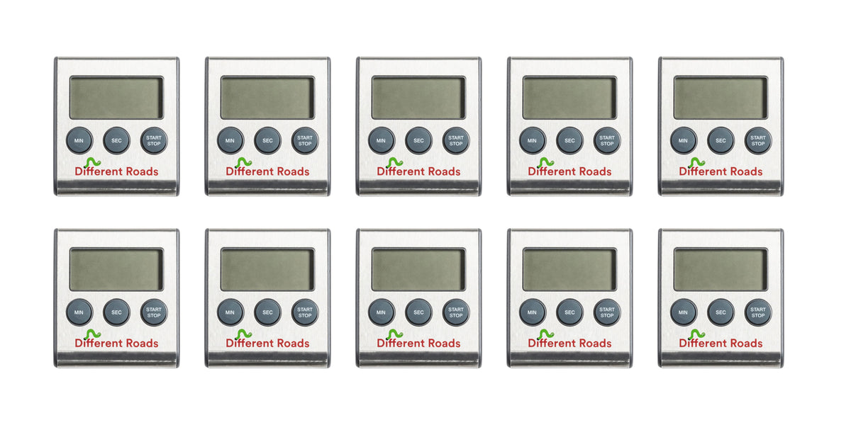 10 Pack of Digital Timers | Countdown Timers with Magnetic Clip ...