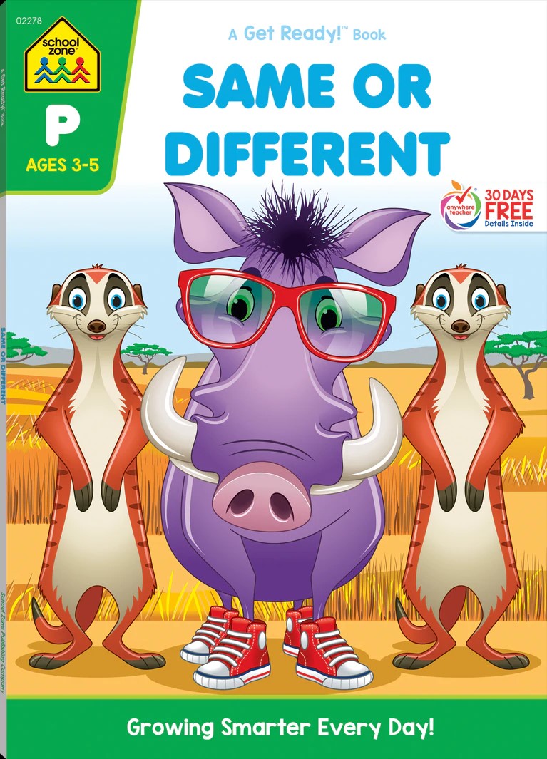 Same or Different Workbook | Compare-and-Contrast Book – Different Roads