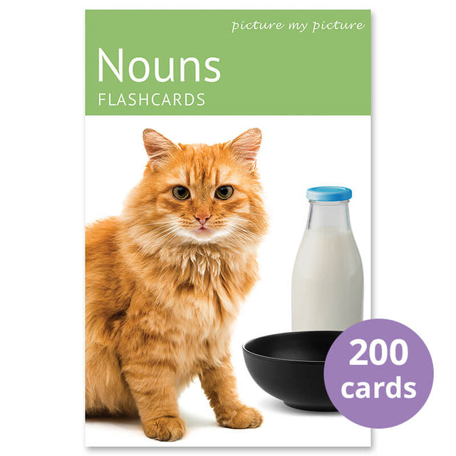 Nouns Flashcards: 200 Nouns Photocards - Learn Nouns