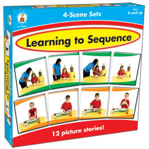 Learn to Sequence: 4-Scene Set | 4-Scene Sequencing Cards