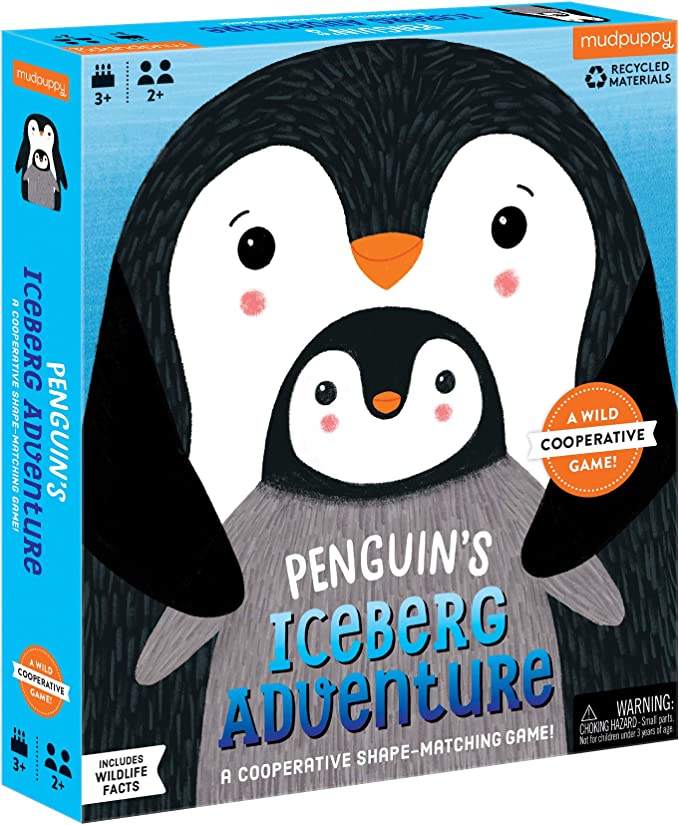 Penguin's Iceberg Adventure Cooperative Board Game for Kids