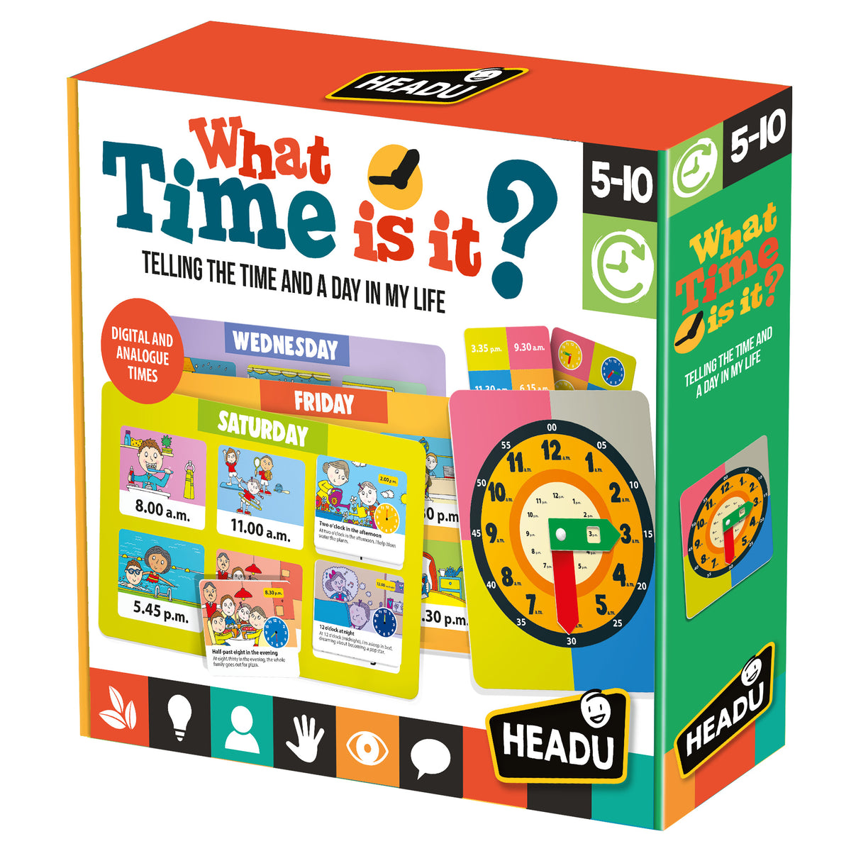 Tell the Time Game | What Time Is It Board Game – Different Roads