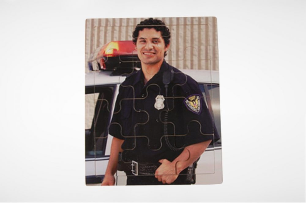 Police Officer Puzzle | 12-Piece Photo Puzzle | Different Roads