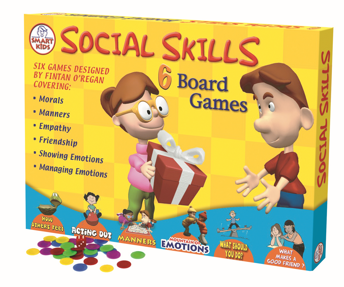 Social Skills: Set of 6 Board Games for Autism | Different Roads