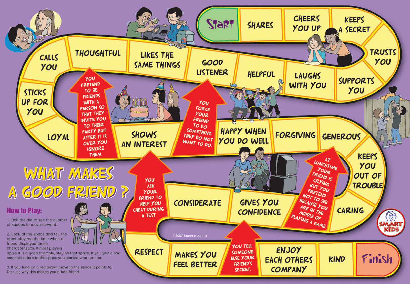Social Skills Set Of 6 Board Games For Autism Different Roads Social Skills Set Of 6 Board Games For Autism Different Roads