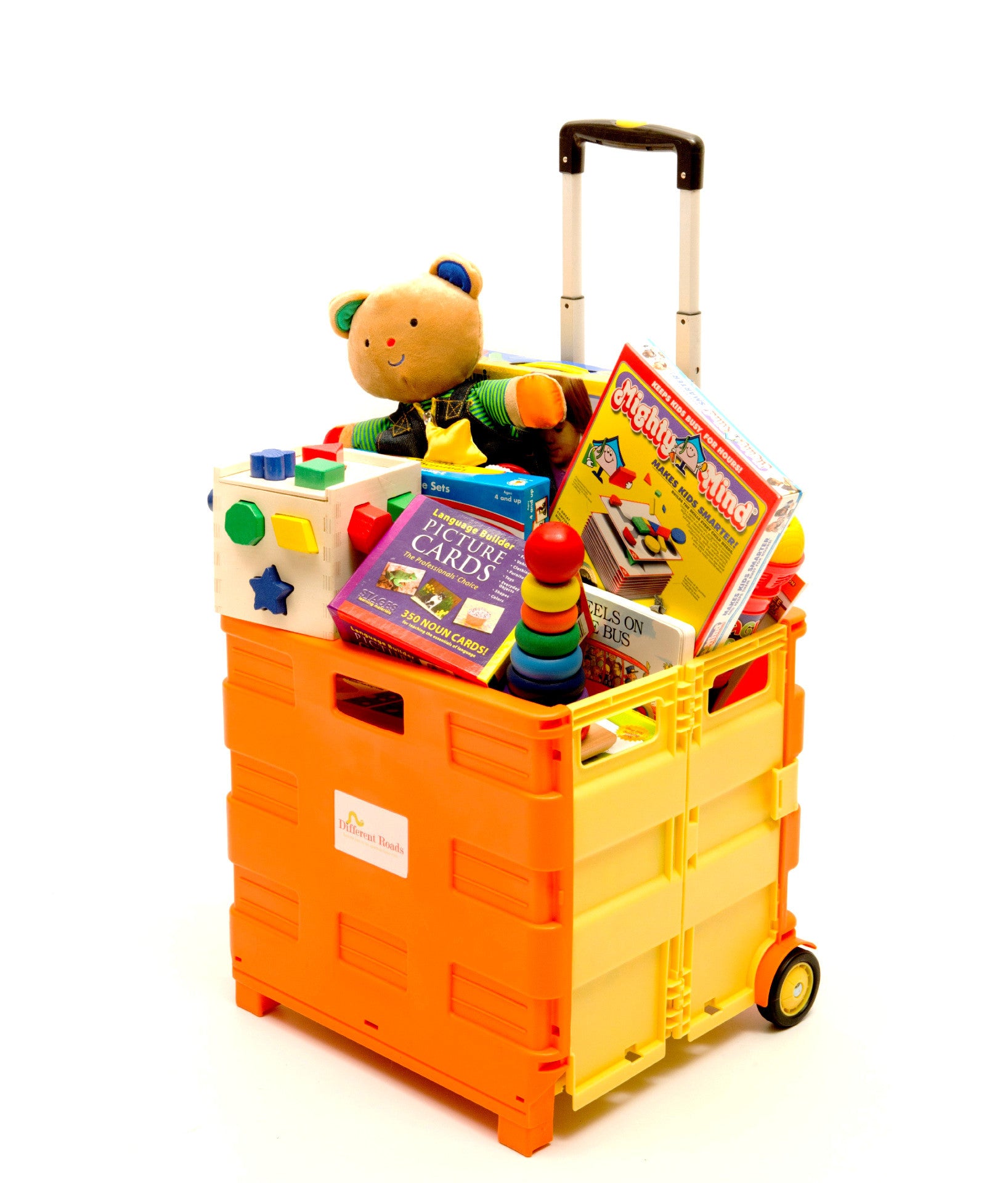 foldable basket trolley