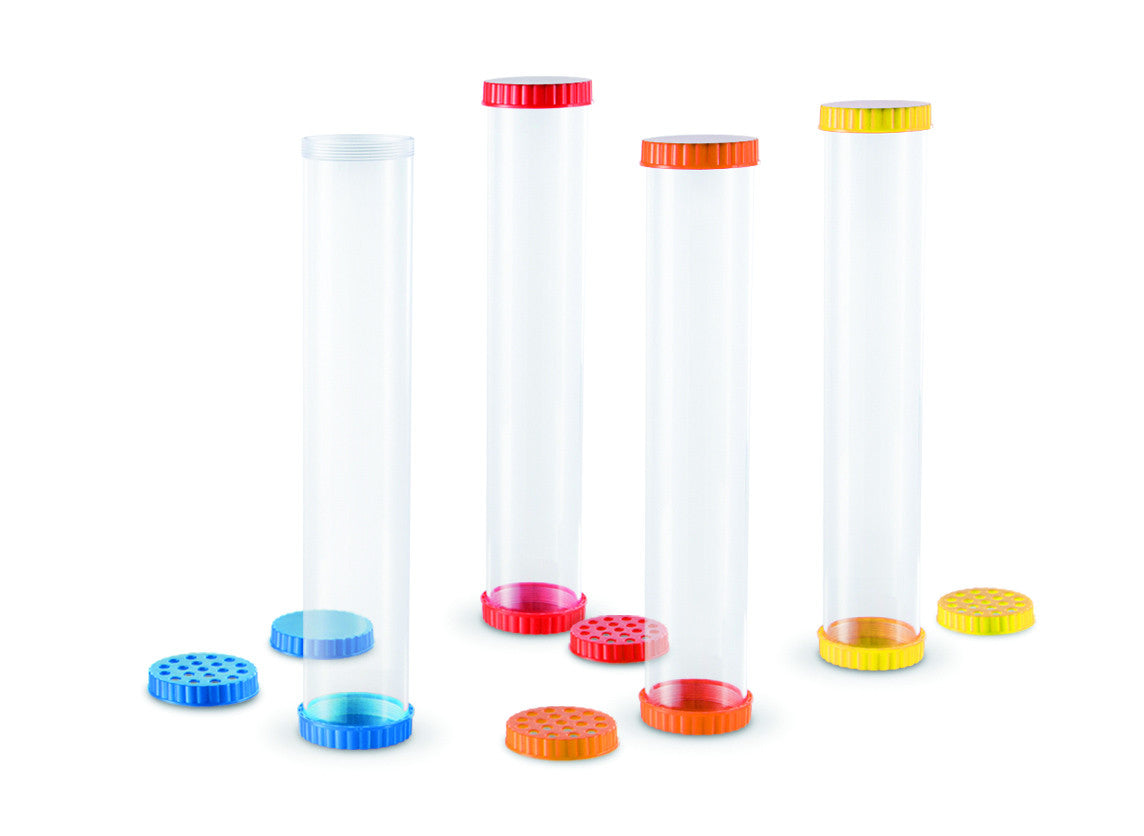 Set of Four Sensory Tubes with Lids | Different Roads