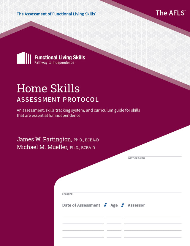 AFLS Home Skills Assessment Protocol | Different Roads